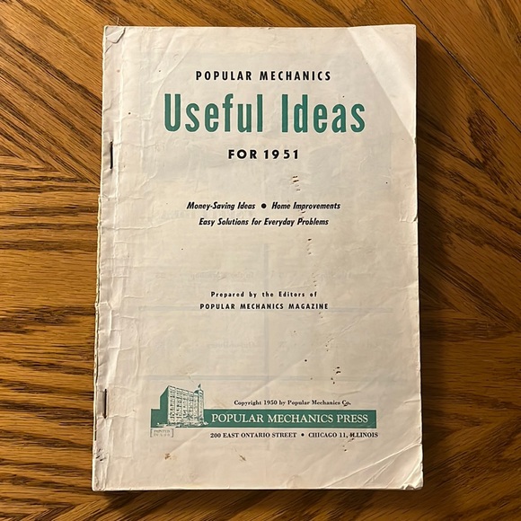Popular Mechanics | Other | Vtg 95 Popular Mechanics Useful Ideas ...